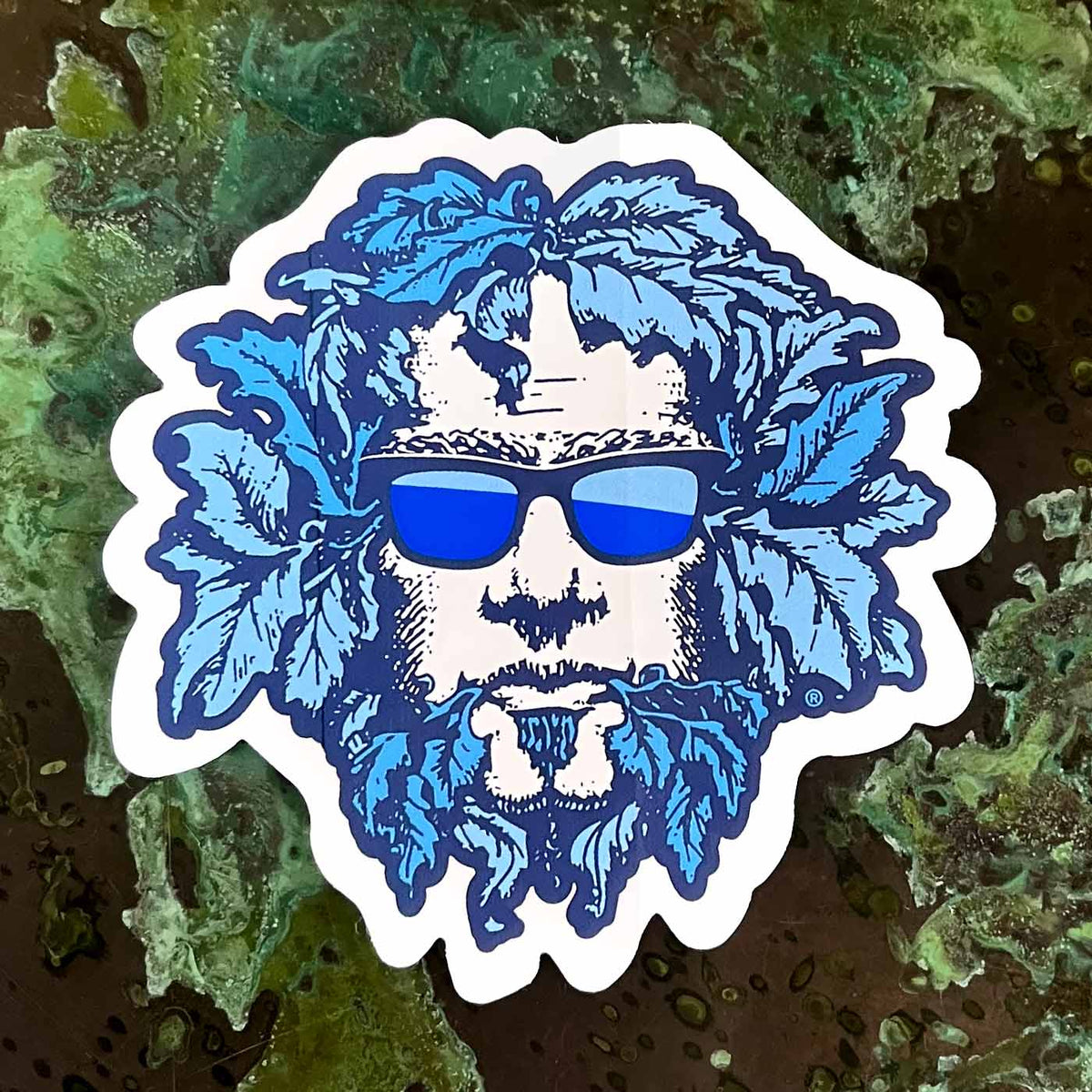 Face Logo Die-cut Stickers – Green Man Brewery