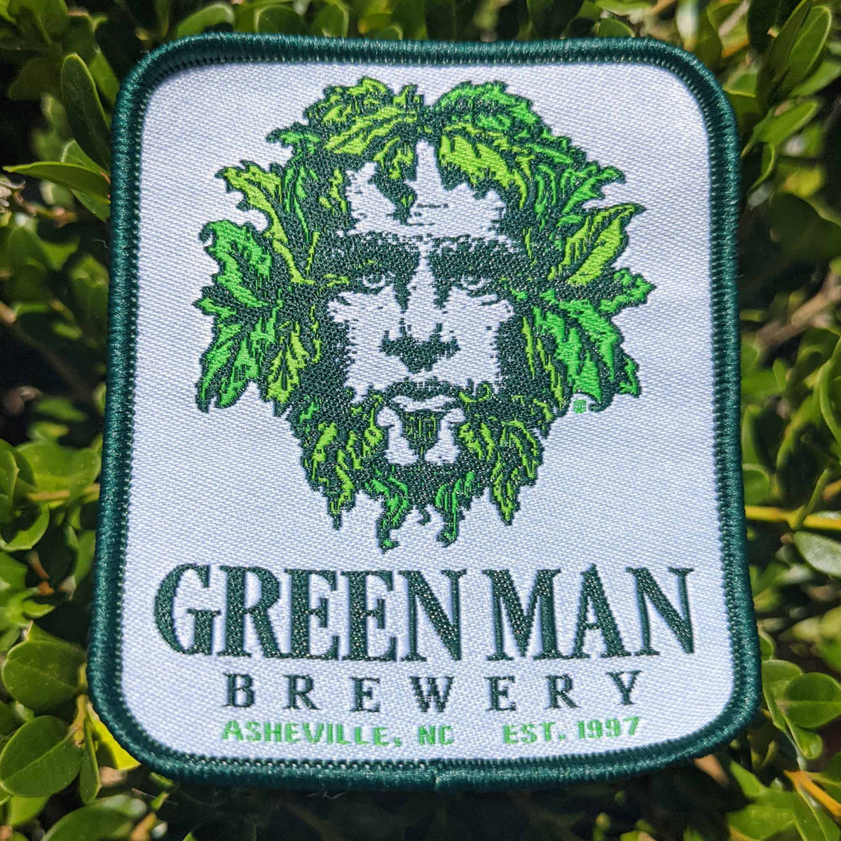 Woven Logo Patch – Green Man Brewery